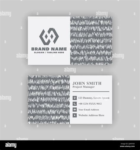 Simple Business Card Template Editable Resizable Vector Illustration