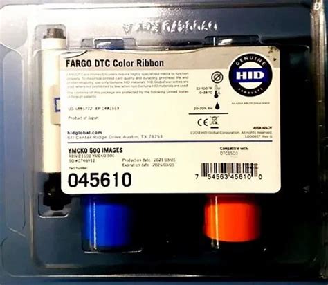 Ribbon Hid Fargo Dtc At Rs Id Card Printer Ribbons In
