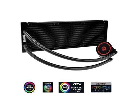 ID Cooling Auraflow X Mm AIO CPU Liquid Cooler SWEETLOOT