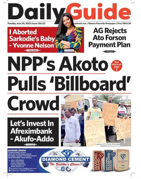Newspaper Headlines Tuesday June 20 2023