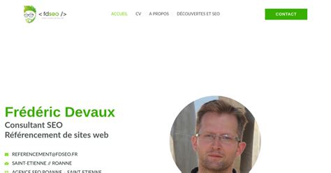 frédéric devaux expert en référencement de sites web à roanne