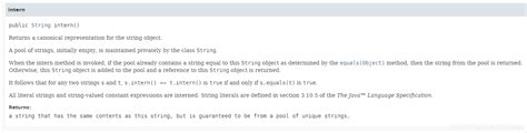 Java String常量池与intern详解 Csdn博客