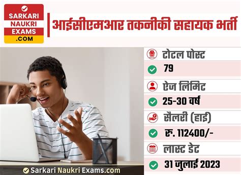 ICMR Technical Assistant Recruitment 2023 Apply Offline Form