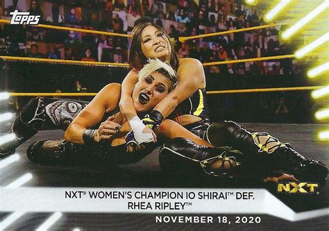 2021 Wwe Womens Division Trading Cards Topps Io Shirai No97 Pro
