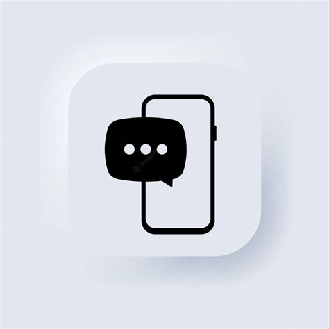 Premium Vector New Sms Notification On Mobile Phone Smartphone