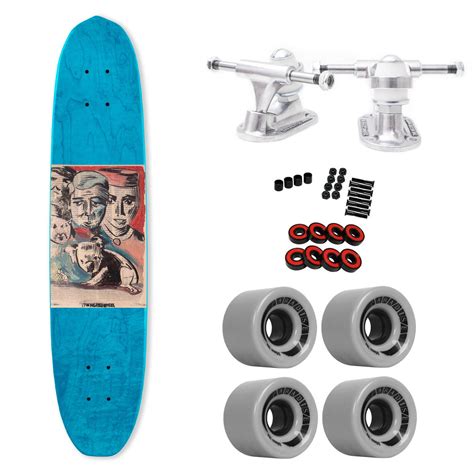 The Heated Wheel Skateboard Complete Queensland Polarizer Retro Cruiser