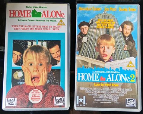 Home Alone And Home Alone 2 Lost In New York Vintage Vhs £2152 Picclick Uk