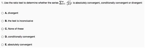 Solved Find The Radius Of Convergence Of The Binomial Series