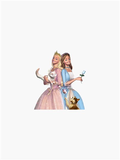 Barbie Princess And The Pauper Sticker For Sale By Saskiahdlt Redbubble