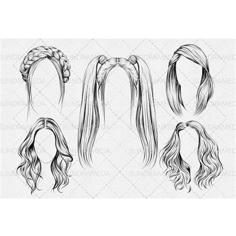Hairstyle Stamp Brushes For Procreate Inspire Uplift