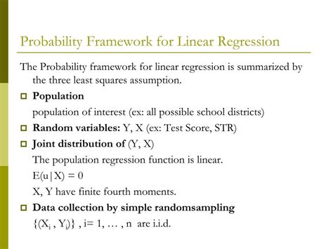 PPT Linear Regression With One Regressor PowerPoint Presentation