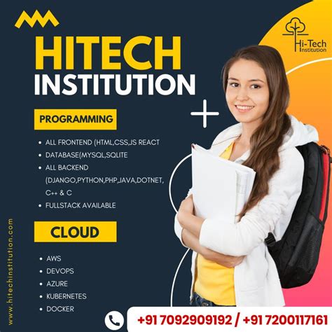 Hi Tech Institution On Linkedin Techtraining Cloudcomputing Programmingskills