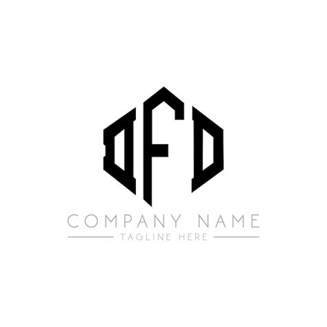Premium Vector Dfd Letter Logo Design With Polygon Shape Dfd