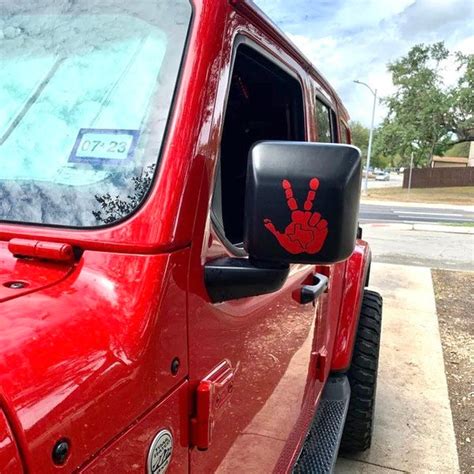 Jeep Wave Decal Etsy