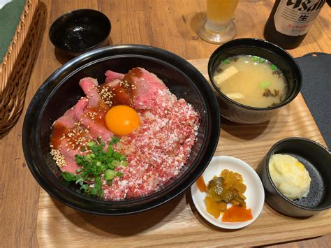 パルコ「yoshimi」でローストビーフ丼 福岡ゴクチュウ酒記