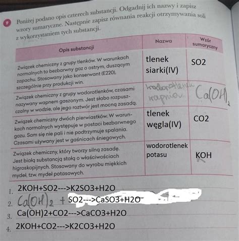 Chemia klasa 8 Ćwiczenia mac edukacja Proszę o rozwiązanie zadań w