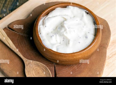 Yogurt Made From Cream With The Addition Of Chocolate Pieces And Crumbs
