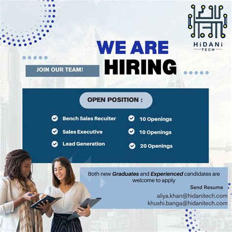Hiring Jobopportunity Joinourteam Careergrowth Hidanitech