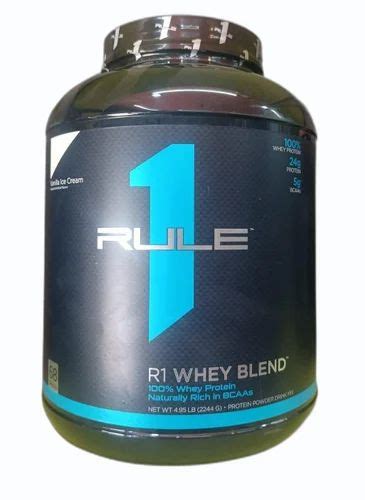 Cookies and cream Rule 1 R1 Whey Blend, 5 Kg at ₹ 4900/jar in ...