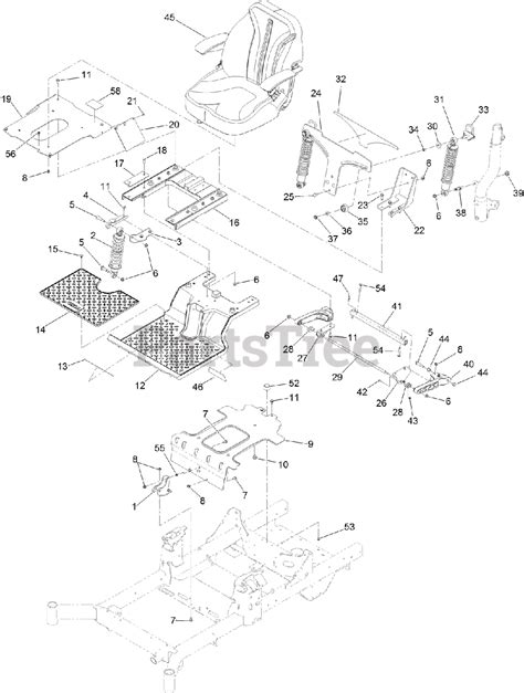 Toro 74467 Hd 2000 Toro 60 Titan Zero Turn Mower Sn 404315000 999999999 Suspension