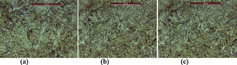 Microstructure At The A Edge Of The Gear Tooth Surface B Mid Cross
