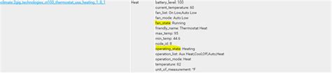 extra characters in operating state string configuration home