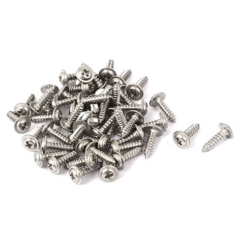 50 Stück 4 3mmx12mm 304 Edelstahl Kreuzschlitz Flachkopf Schrauben de