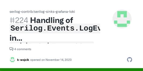 handling of `serilog events logevent` in `lokibatchformatter` is not