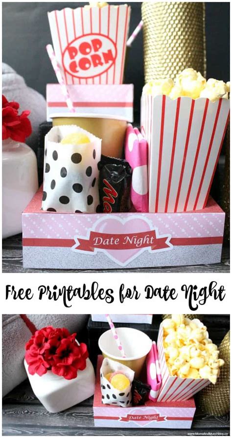 Romantic Date Night Free Printables Moms And Munchkins