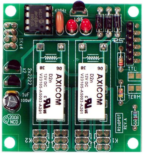 Rs Channel Dpdt Small Signal Relay Controller Board Store Ncd Io