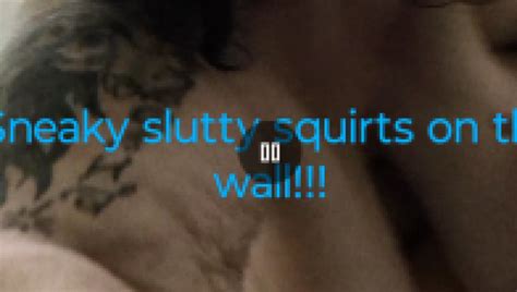 Davisdesires So Much Juice She Reproduced On The Wall Juices Shows It