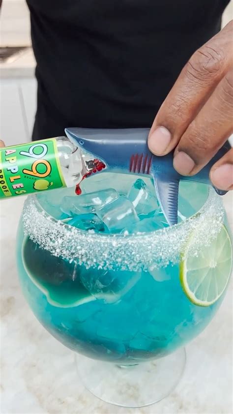 Tipsy Bartender Shark Attack Margarita Bowl Party Drinks Fun Drinks