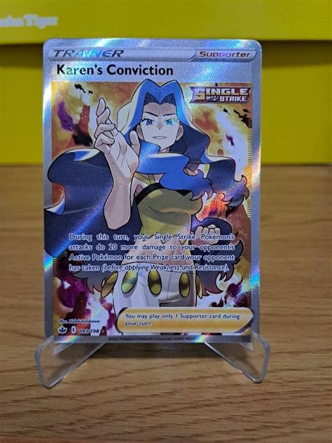 Karens Conviction Chilling Reign Pokemon Card Hobbies And Toys Toys
