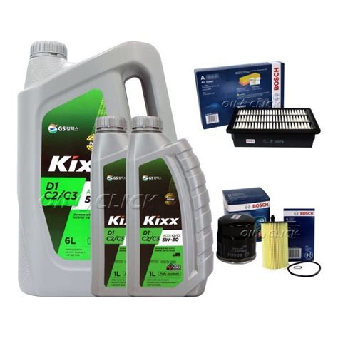 인팍쇼핑 투싼ix 엔진오일 디젤 킥스 D1 C3 5w 30 8l필터 블랙박스내비자동차용품