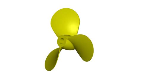Obj File 3 Blade Ship Propeller 🚢 ・3d Printing Template To Download・cults