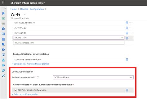 How To Enable Wifi Certificate Authentication In Intune Keytos Docs