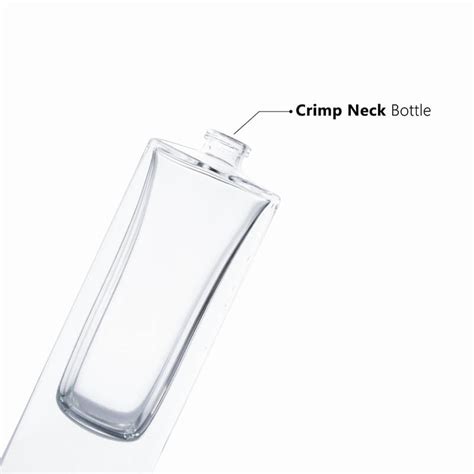 Clear Perfume Bottle Rectangular Glass Bottle For Perfume Fragrance Air