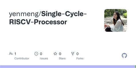 Github Yenmeng Single Cycle Riscv Processor