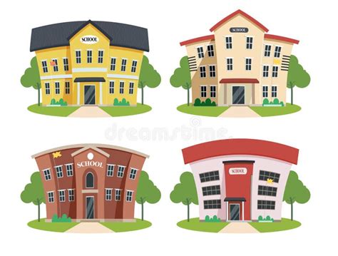 College Building Vector