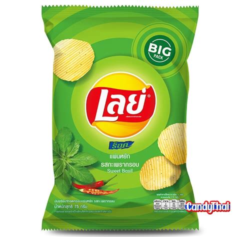 Lays Rock Sweet Basil 71g Candy Thai