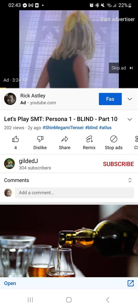 Got Rickedrolled By A Rick Astley Ad 💀 Rrickroll