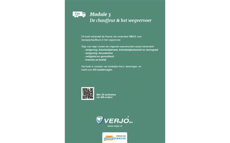 De Chauffeur Het Wegvervoer Module C Vrachtauto Theorie