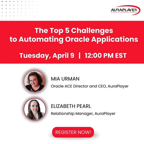 Learn About Auraplayer Oracle Rpa Tool Mia Urman Posted On The Topic Linkedin