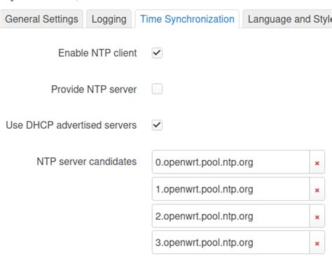 NTP Issues On A Dumb AP Configuration Network And Wireless Configuration OpenWrt Forum