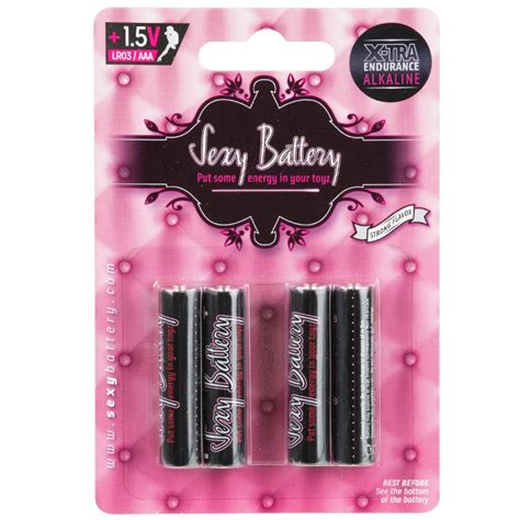 Sexy Battery Alkaline 1 5 Volt Aaa Batteries Pack Of 4