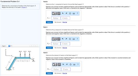 Solved Fundamental Problem 5 4 Determine The Components Of