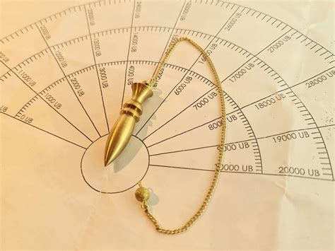 Pendolo Di Rame Egiziano Di Karnak Per Rabdomanzia Radionica Radhiestesia Con Guida Manuale