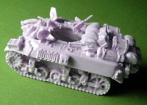 Milicast Bb Resin Wwii British Stuart Mk V M A Turretless Recce Tank Ebay