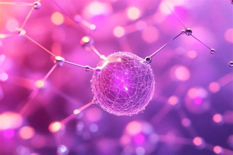 Abstract Technology Background Network Connection Structure Science Background D Rendering