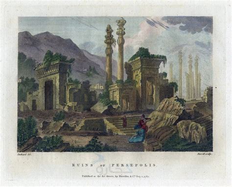 قدیمی‌ترین تصویر رنگی تخت‌جمشید؛ پارسه ۲۵۰ سال پیش چه شکلی بود؟عکس